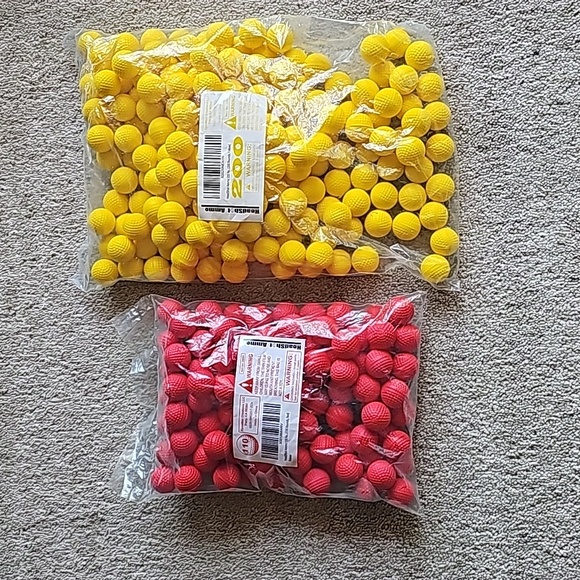 Headshot | Toys | Headshot Nerf Ammo Rival Bullets Balls With Ammo Bag ...
